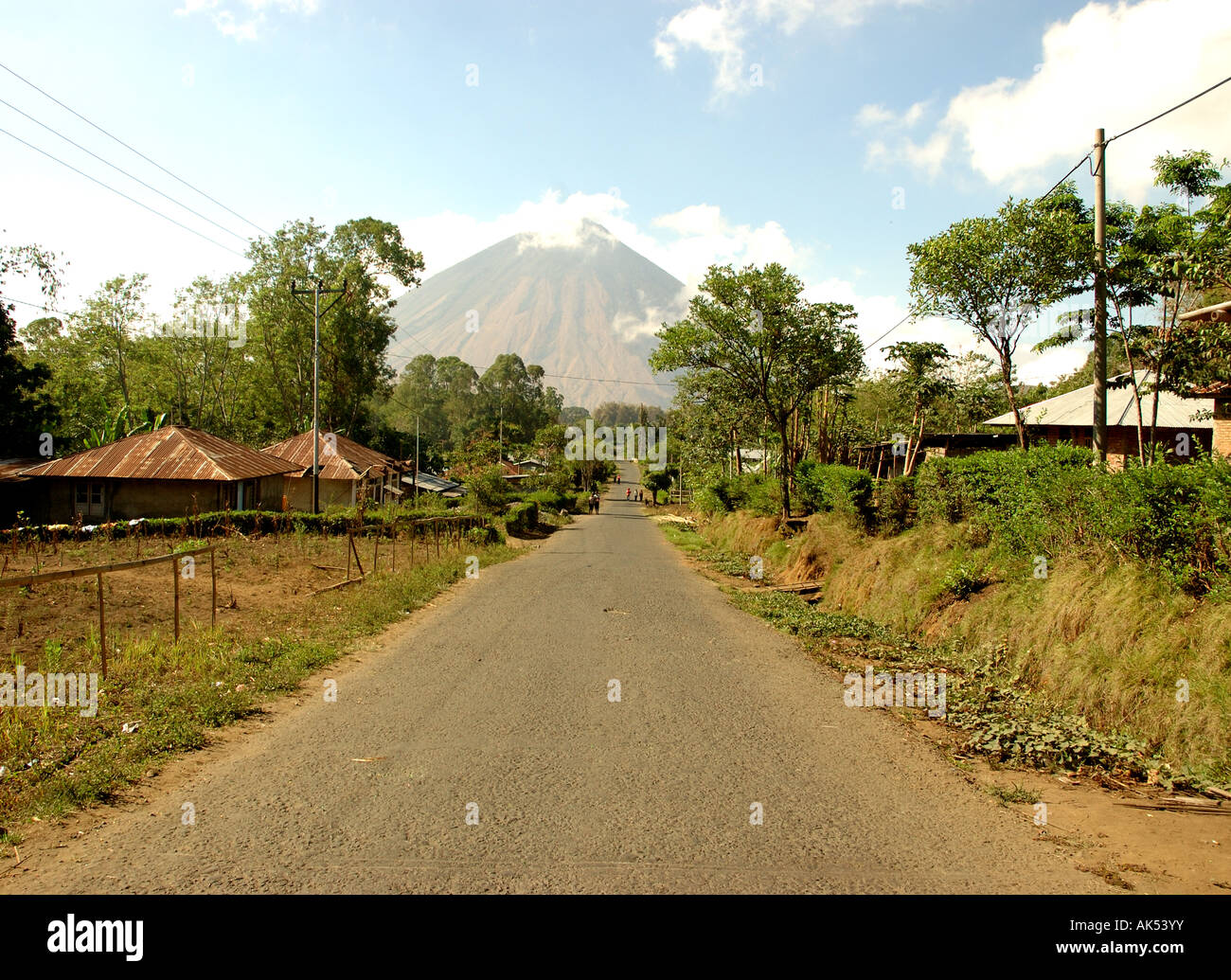 Inerie Volcano near Bajawa on the island of flores in indonesia Stock ...