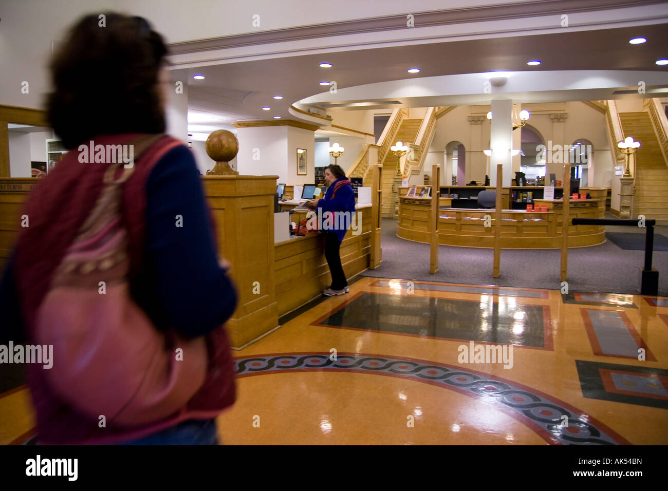 interior Milwaukee public library building Stock Photo - Alamy