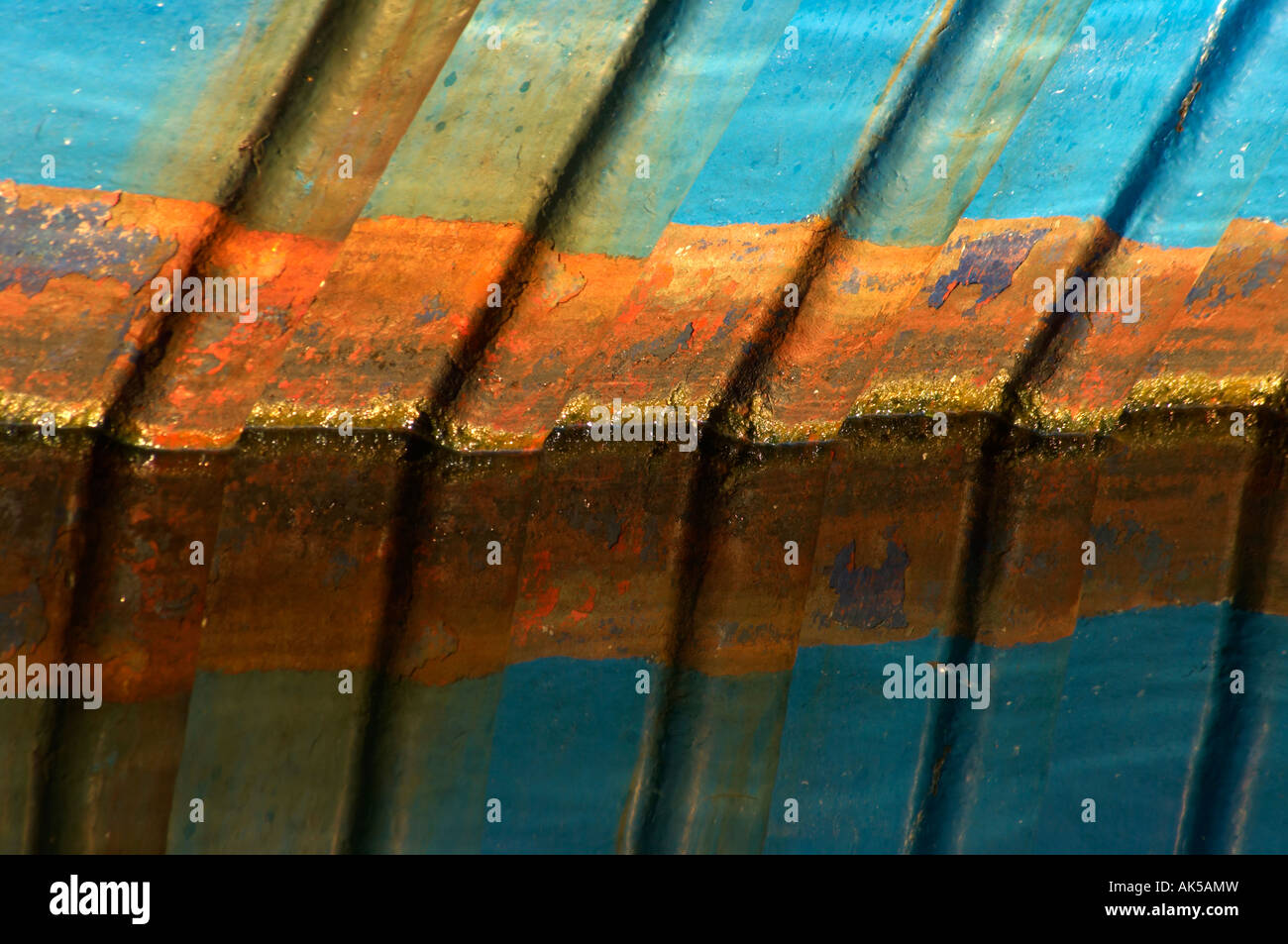 Rusty fishing trawler base Sutton Harbour Plymouth Devon UK Stock Photo ...