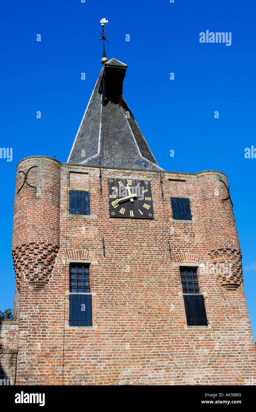 Town gate, Elburg Stock Photo - Alamy