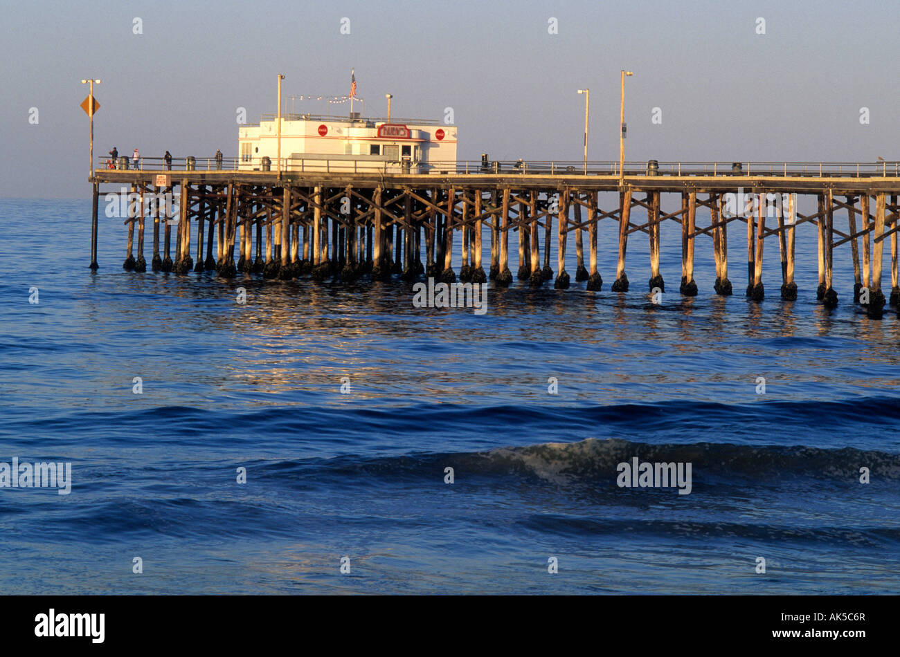 Balboa Beach Pier at sunrise Orange County, Los Angeles Metro Area ...