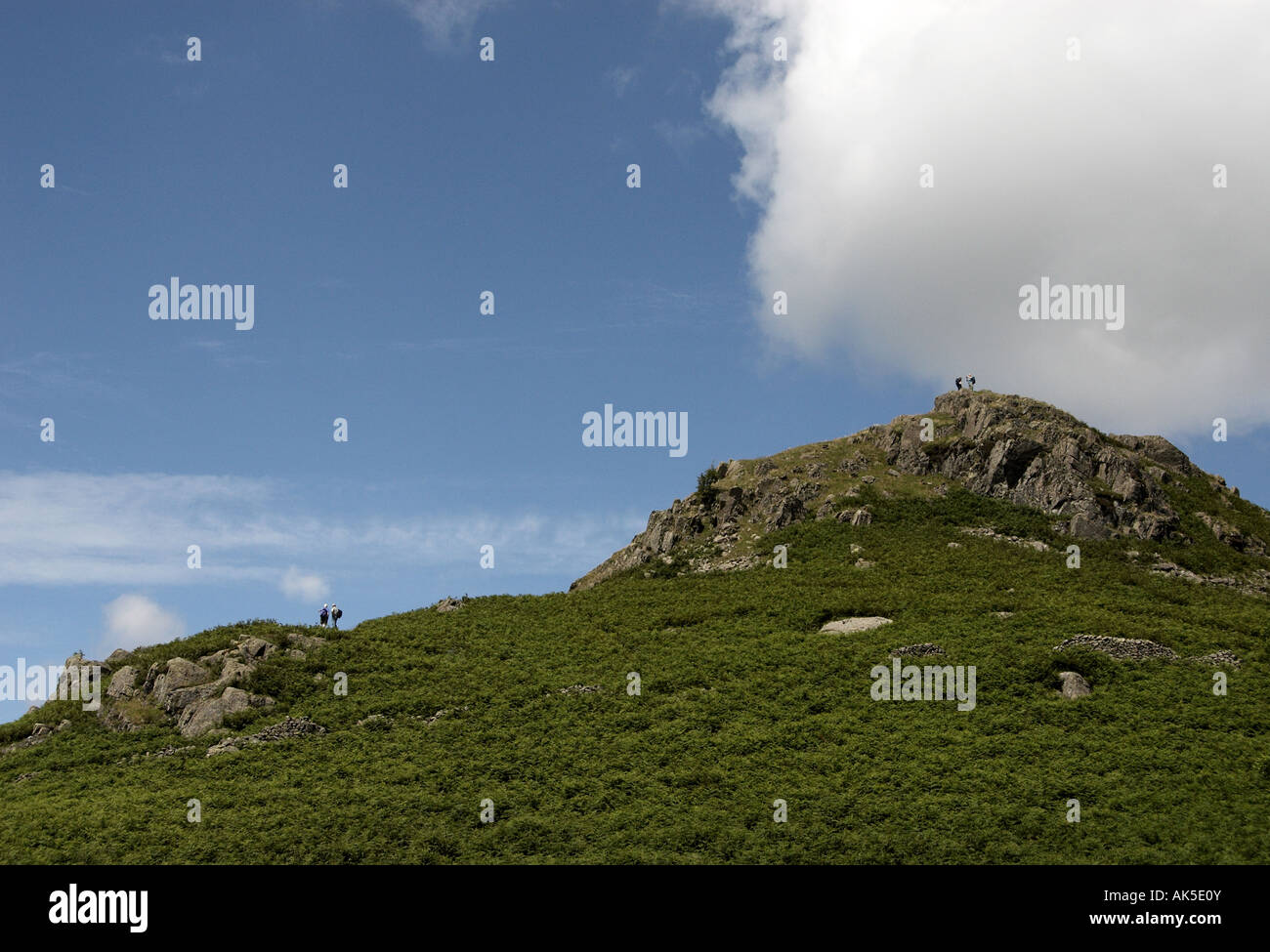 On the way from Grasmere to Alcock Tarn Cumbria UK Stock Photo - Alamy