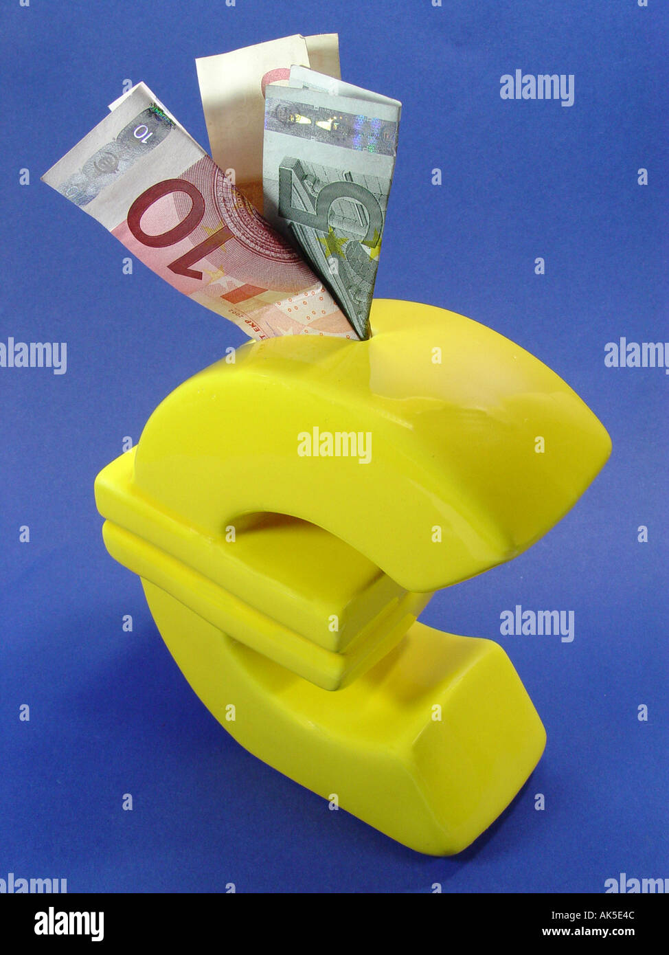 Euro money box Stock Photo - Alamy