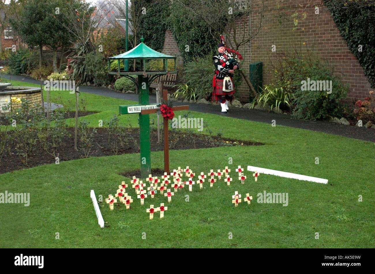 The Rememberace Garden in Filey North Yorkshire England Stock Photo - Alamy