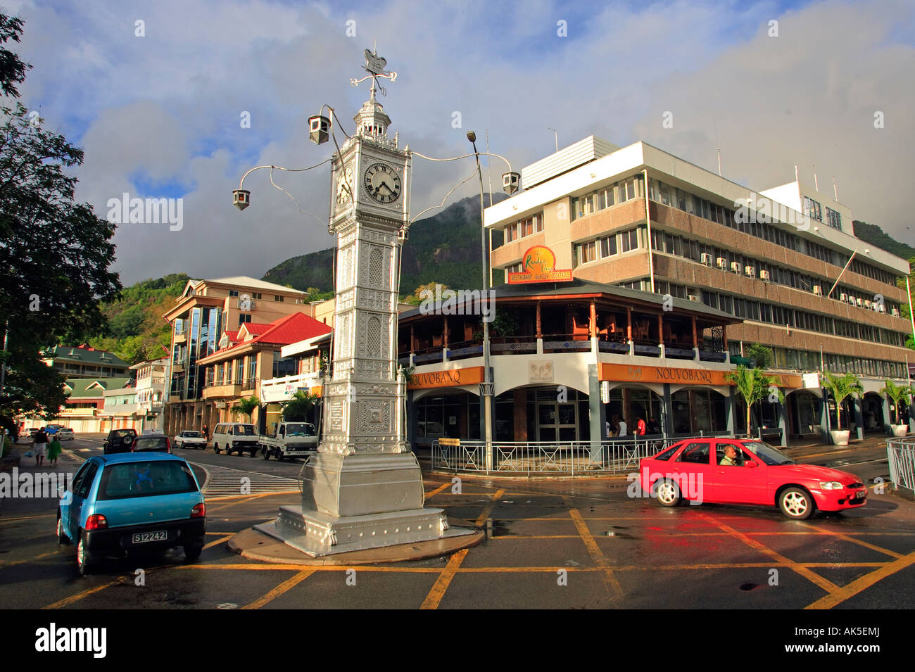 Victoria, Clock tower Stock Photo - Alamy