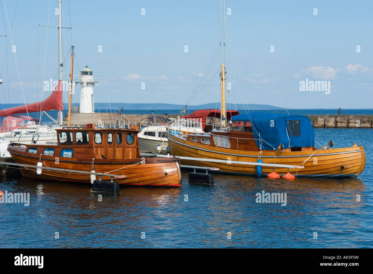 Harbour / Hjo Stock Photo - Alamy