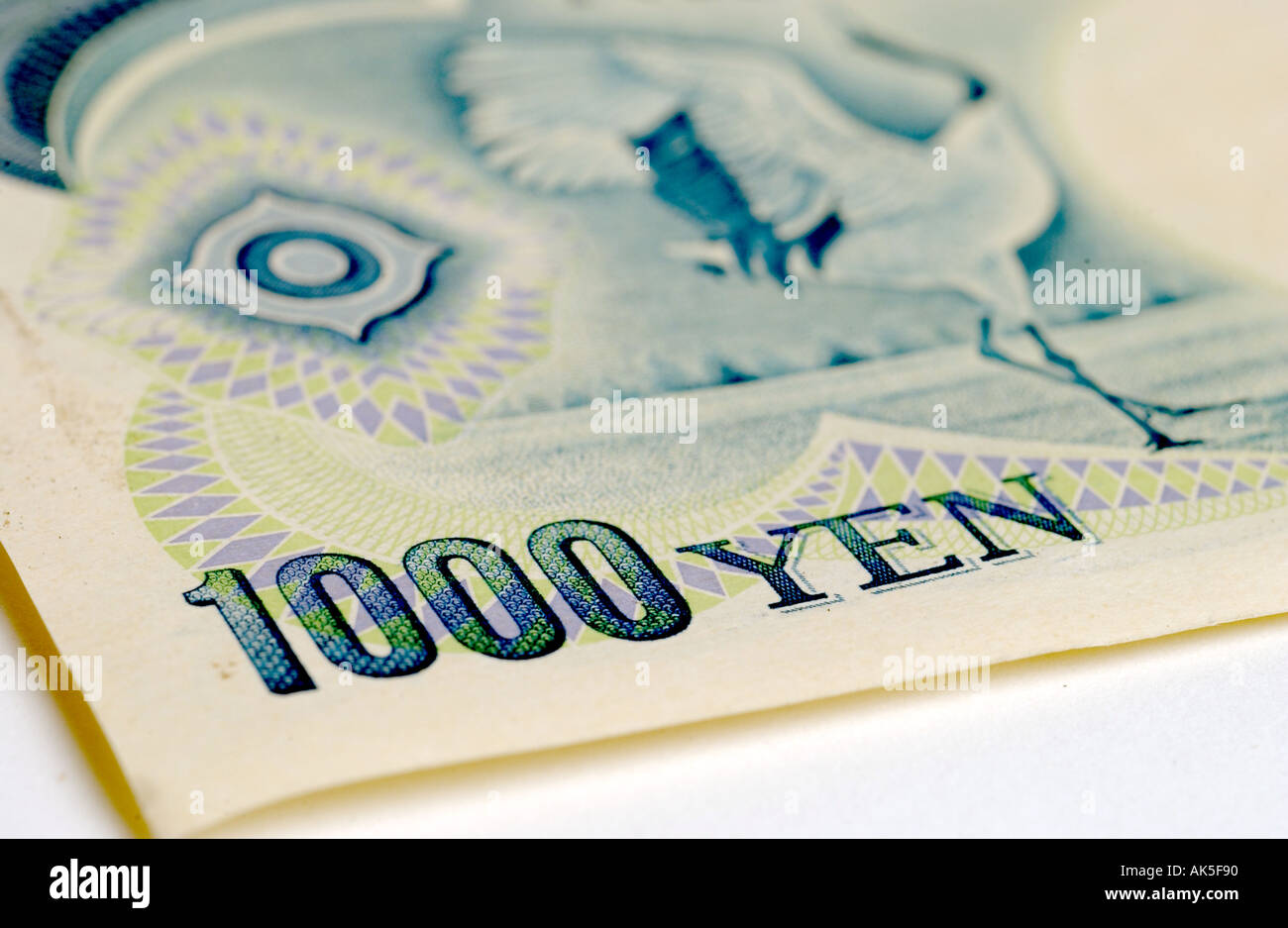 Horizontal color image of 1000 Japanese Yen Stock Photo - Alamy