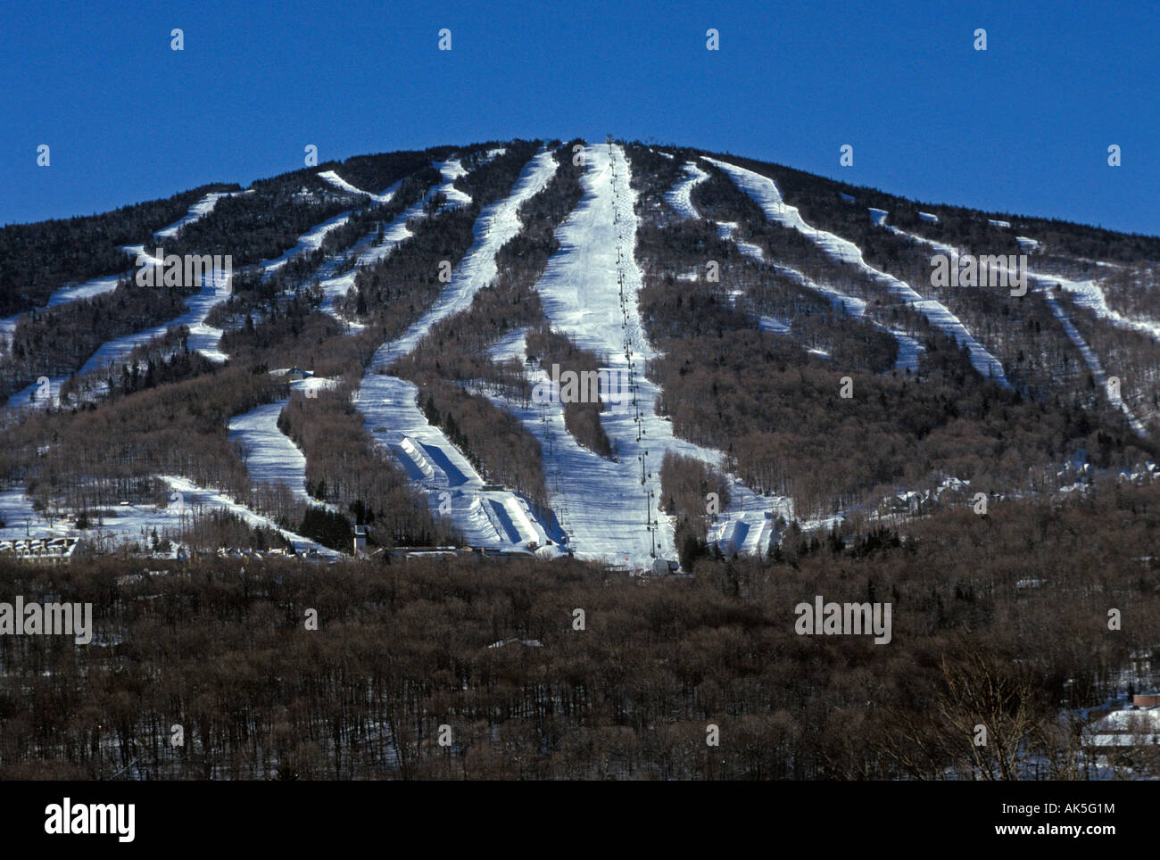Stratton Mountain Resort Vermont New England USA Stock Photo - Alamy