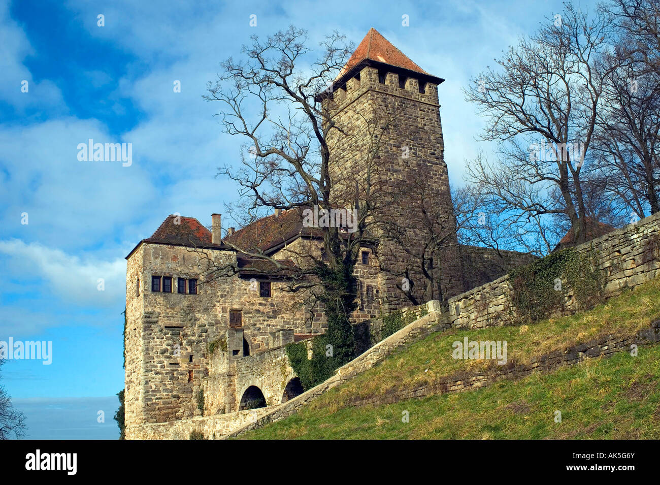 Castle Lichtenberg / Oberstenfeld Stock Photo - Alamy