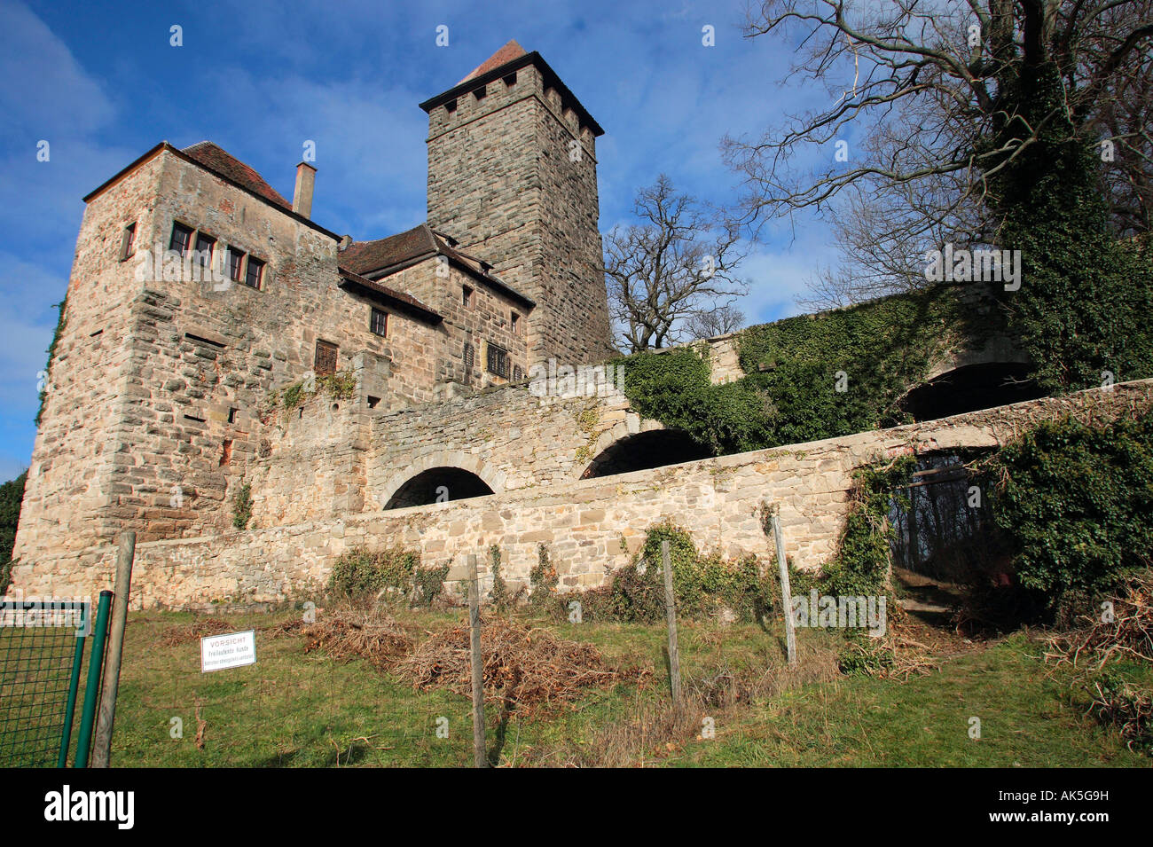 Castle Lichtenberg / Oberstenfeld Stock Photo - Alamy