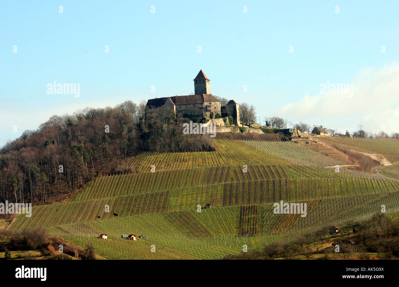 Castle Lichtenberg / Oberstenfeld Stock Photo - Alamy