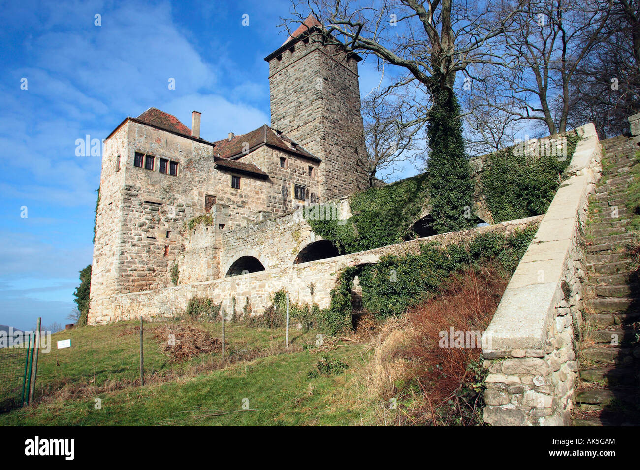 Castle Lichtenberg / Oberstenfeld Stock Photo - Alamy