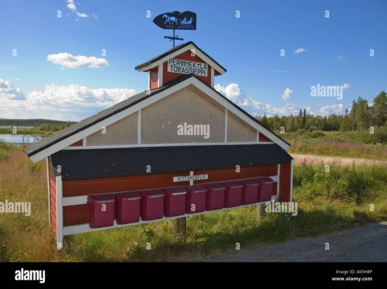 Finland mailboxes hi-res stock photography and images - Alamy