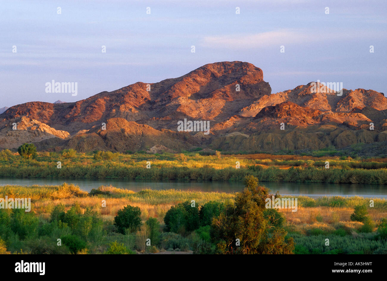 Sunrise over the Colorado River Valley at Picacho State Recreation Area ...