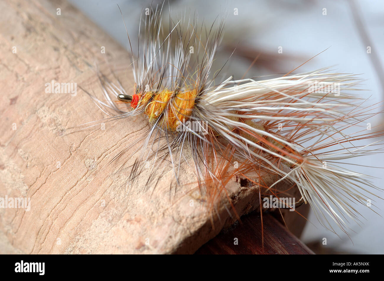 Fly Fishing flies Stock Photo - Alamy