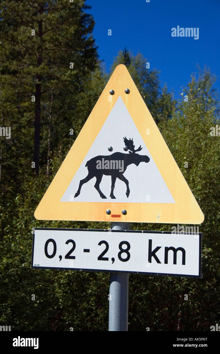 Moose Crossing Signs High Resolution Stock Photography and Images - Alamy