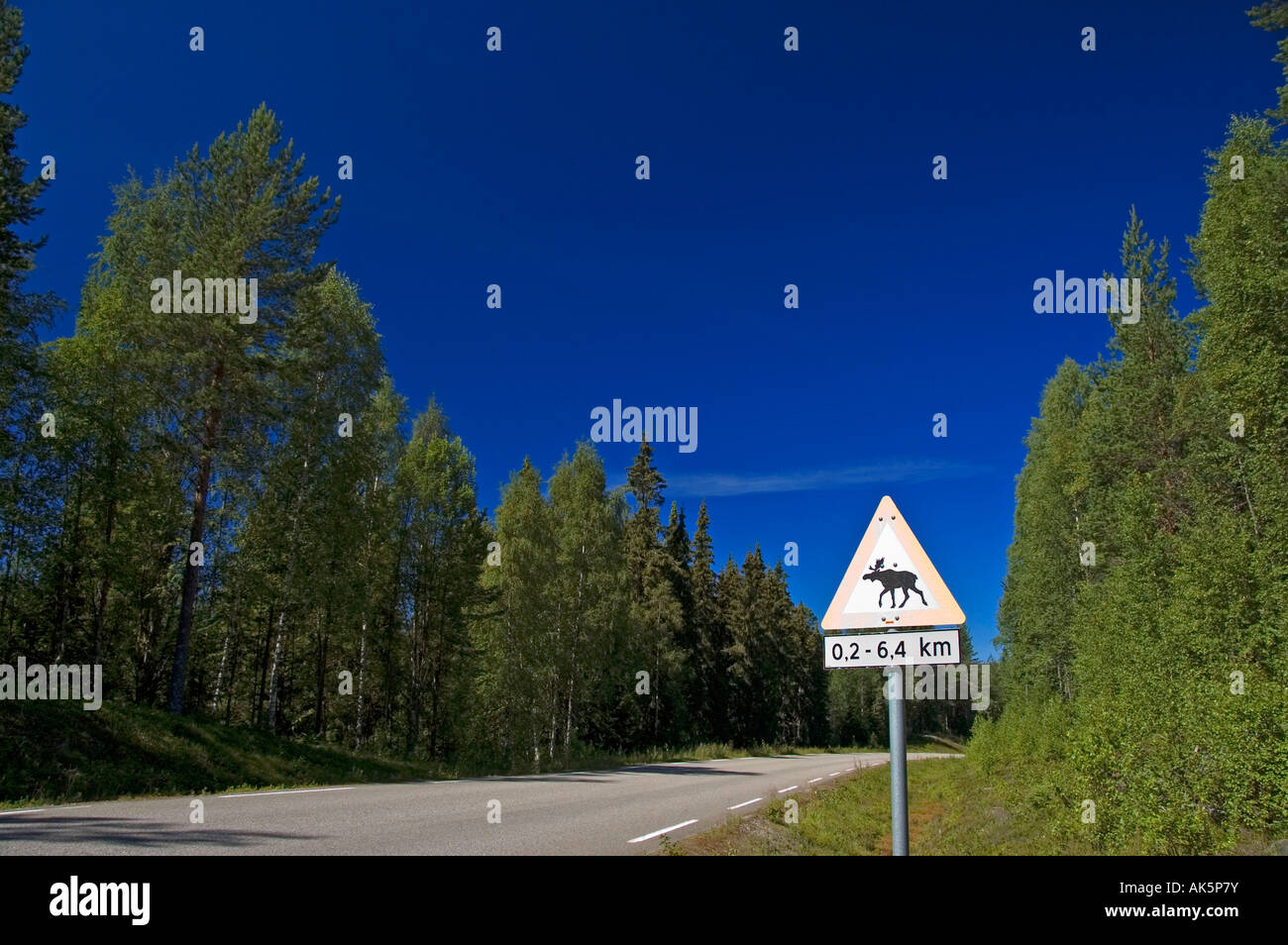 Warning sign elks hi-res stock photography and images - Alamy