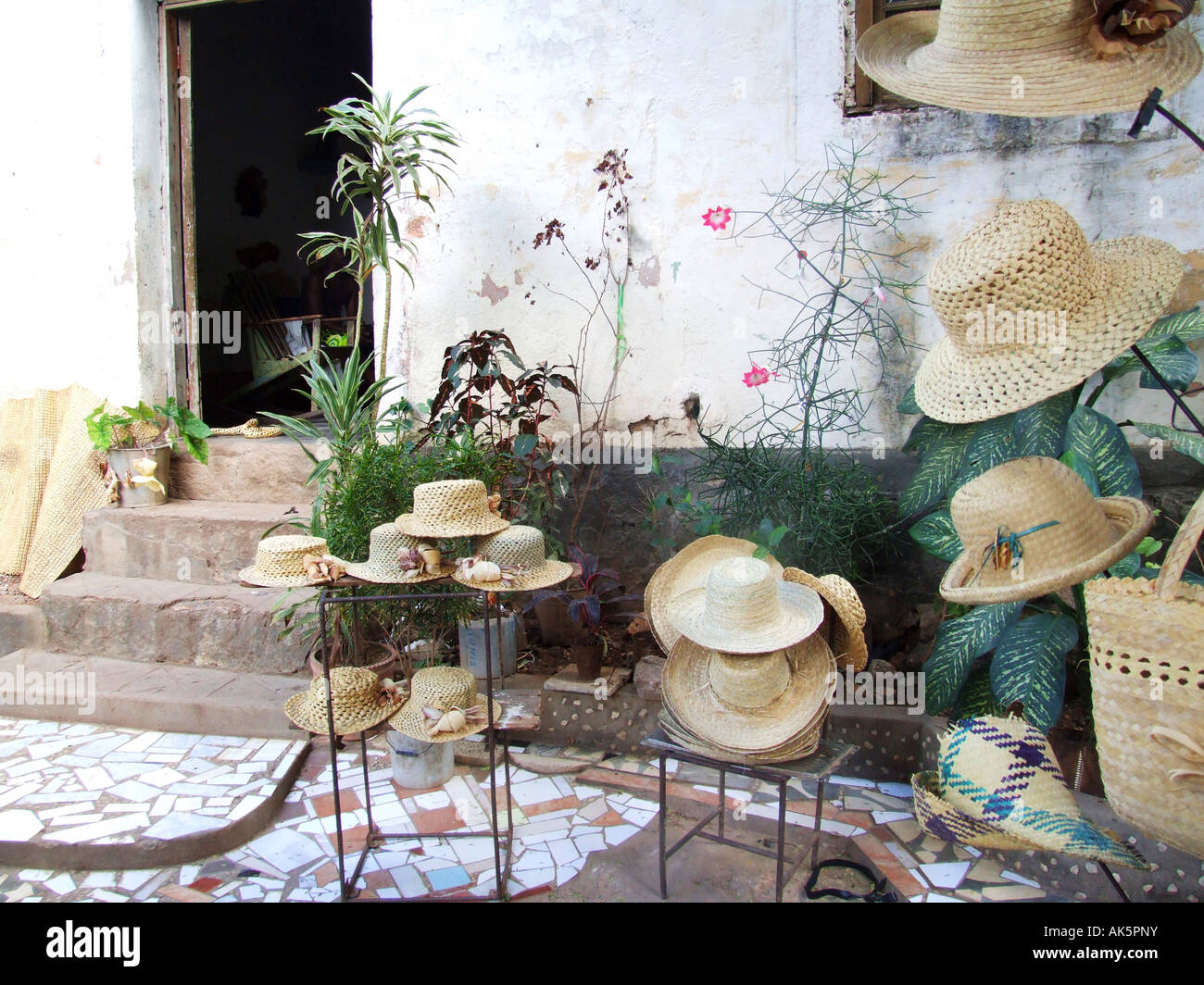 Hat shop / Trinidad Stock Photo - Alamy