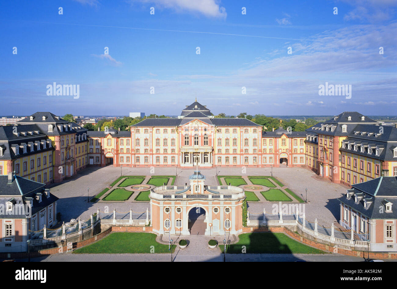 Castle Bruchsal / Bruchsal Stock Photo - Alamy