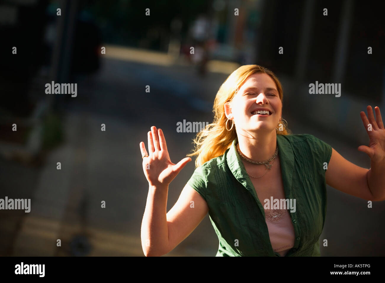 Joyful blondes hi-res stock photography and images - Alamy