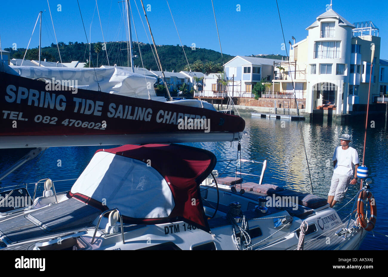Sailing yacht / Knysna Stock Photo - Alamy
