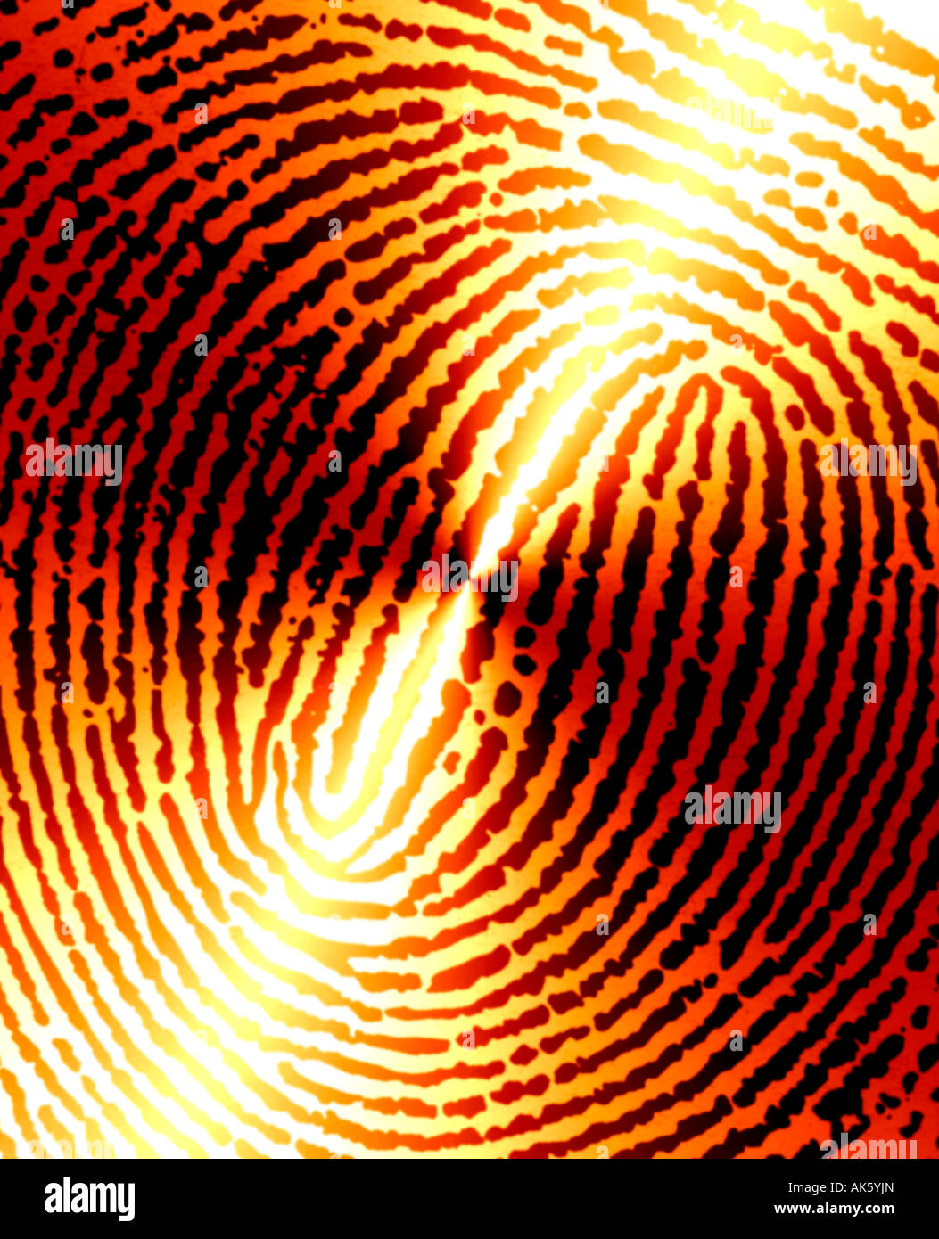 extreme closeup of finger print lit with laser beam Stock Photo - Alamy
