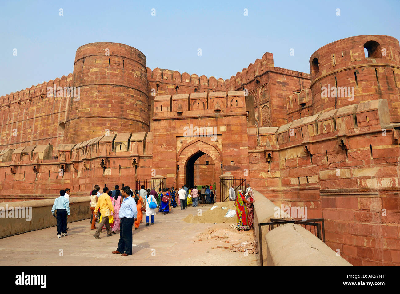 Red Fort, Agra Stock Photo - Alamy