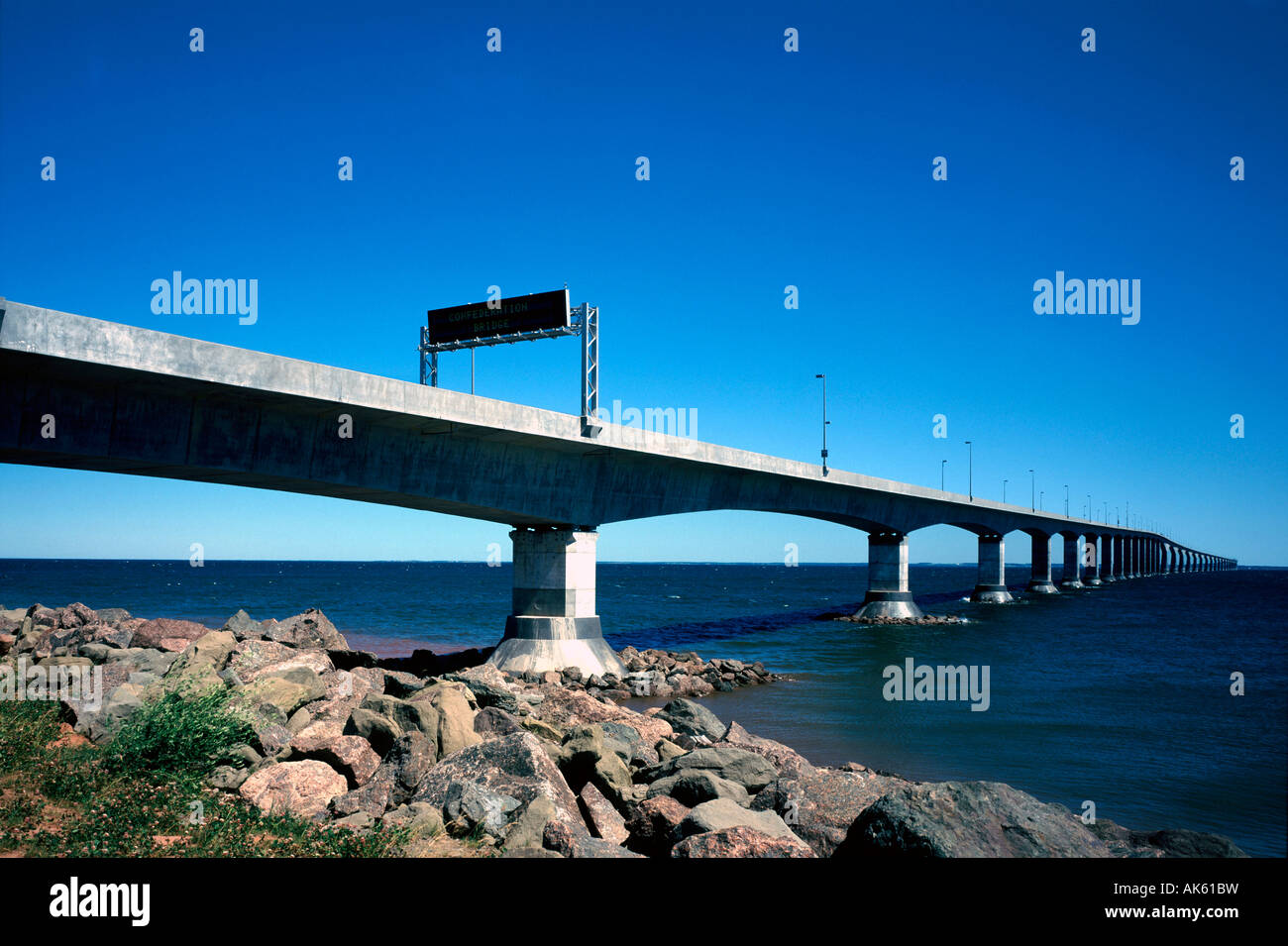 Confederation Bridge / New Brunswick Stock Photo - Alamy