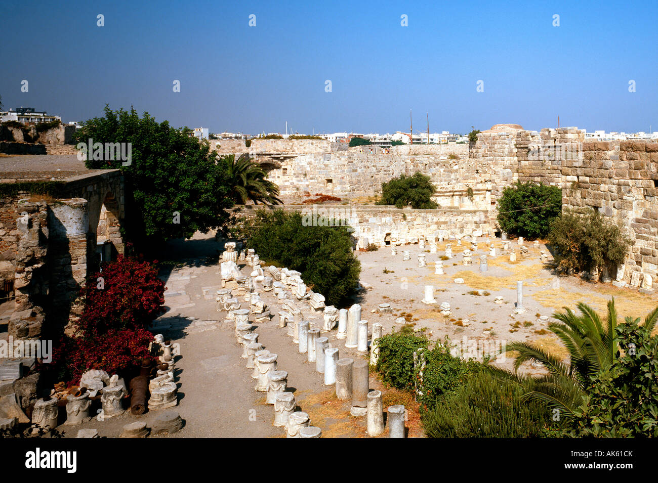 Castle / Kos Stock Photo - Alamy