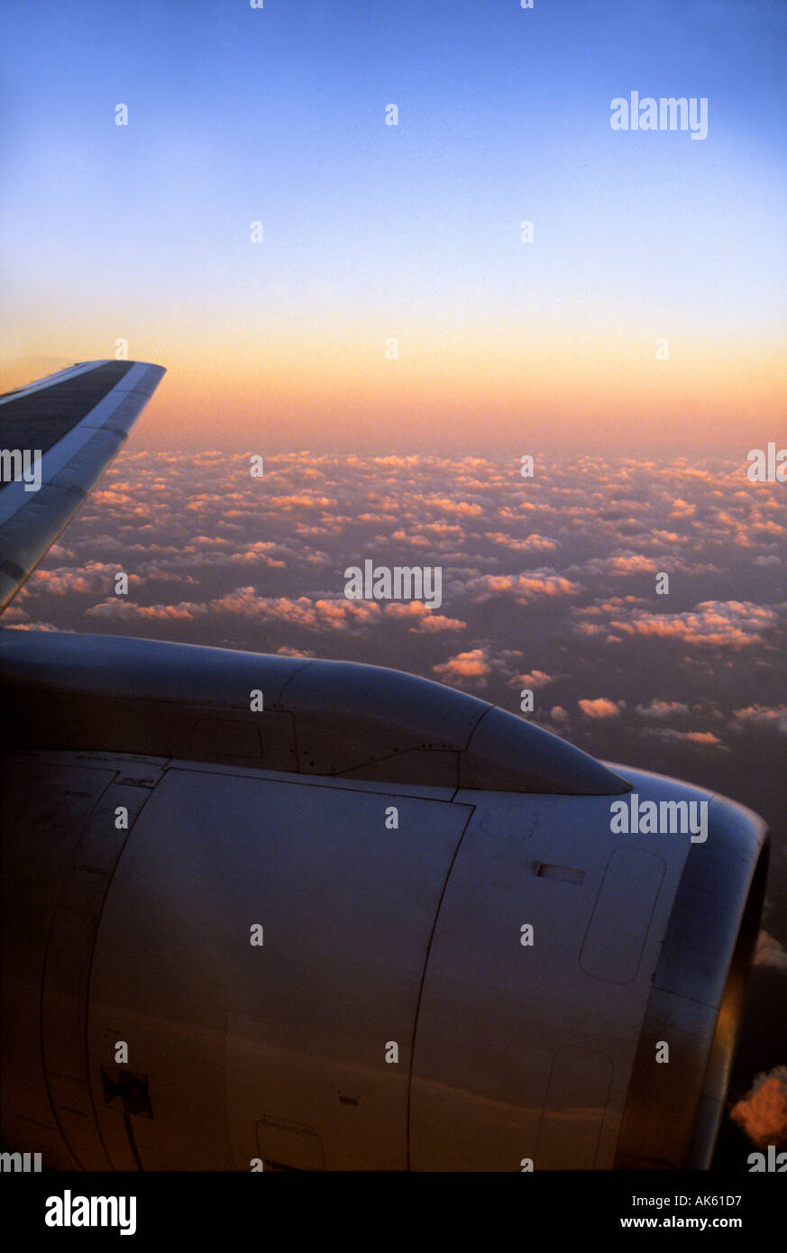 Aircraft engine at sunset hi-res stock photography and images - Alamy