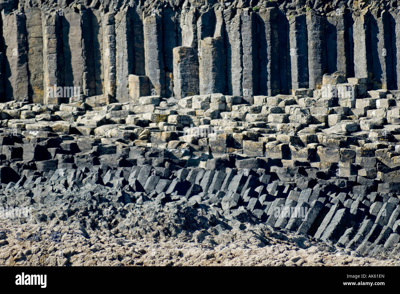 Rock formations outside Fingal's Cave, Staffa Island, Scotland Stock ... Rock formations outside Fingal's Cave, Staffa Island, Scotland Stock ...