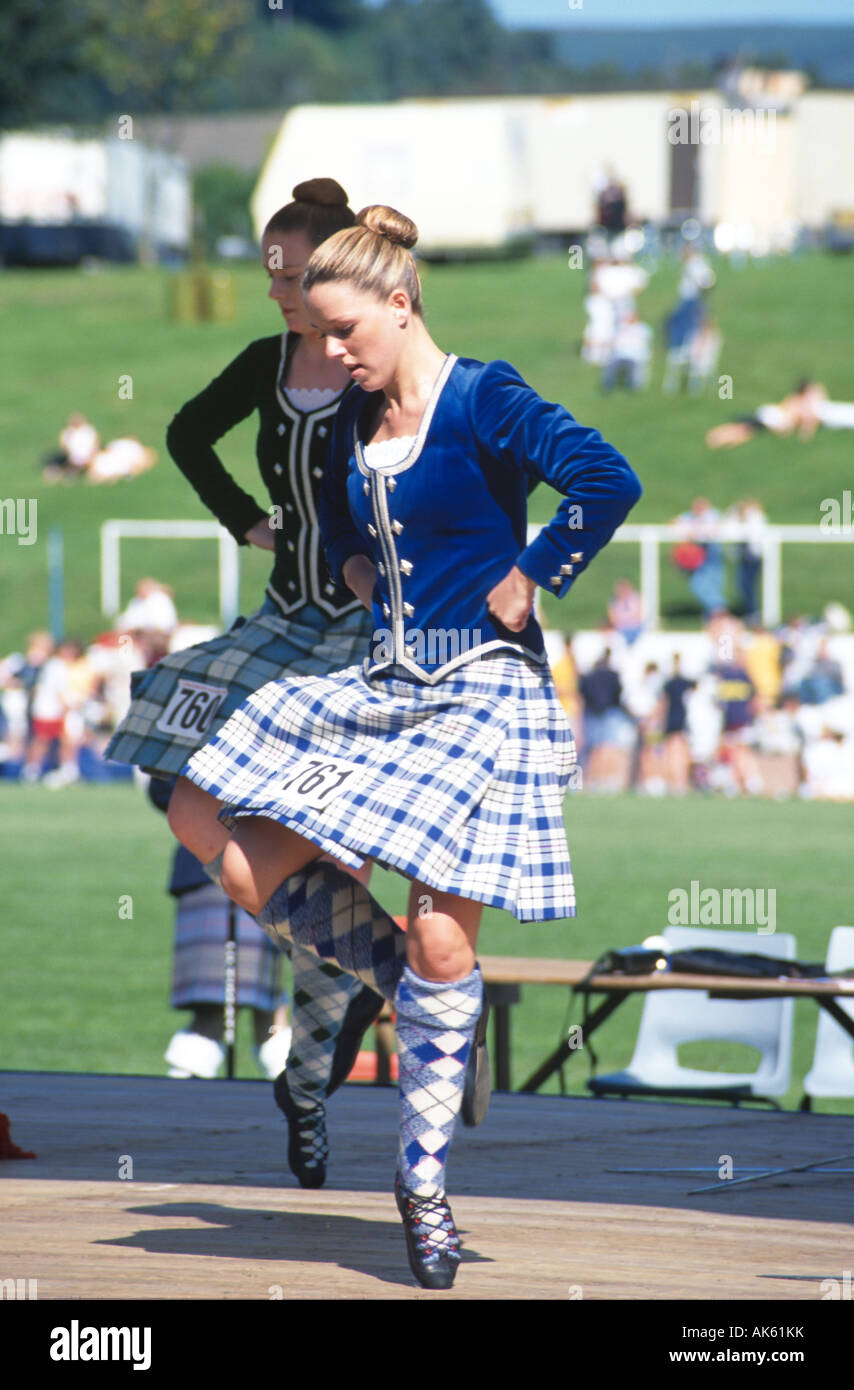 Scottish Highland Dancing at the Cowal Gathering, Dunoon, Scotland ...