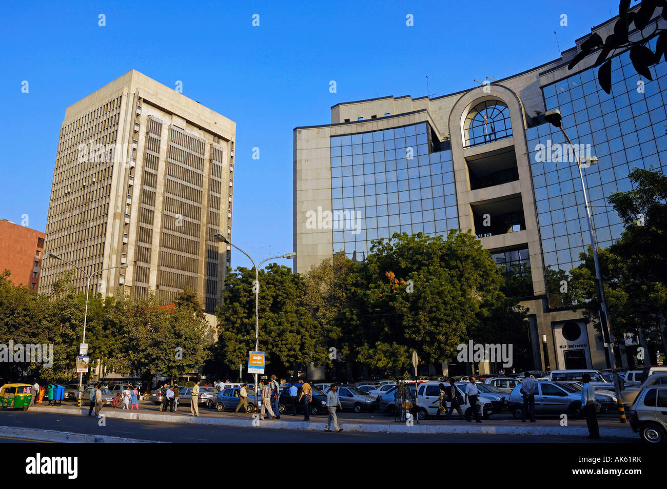 Tower block, New Delhi Stock Photo - Alamy