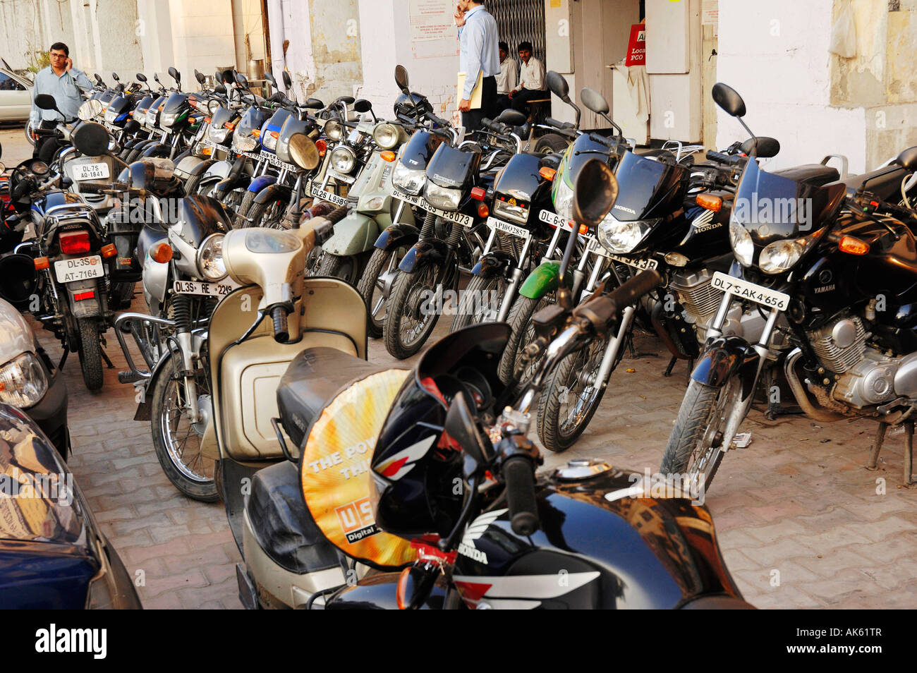 Motorbikes, New Delhi Stock Photo - Alamy