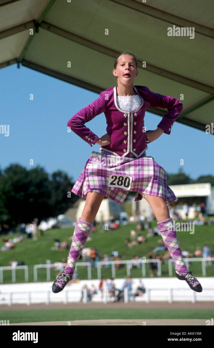Scottish Highland Dancing at the Cowal Gathering, Dunoon, Scotland ...