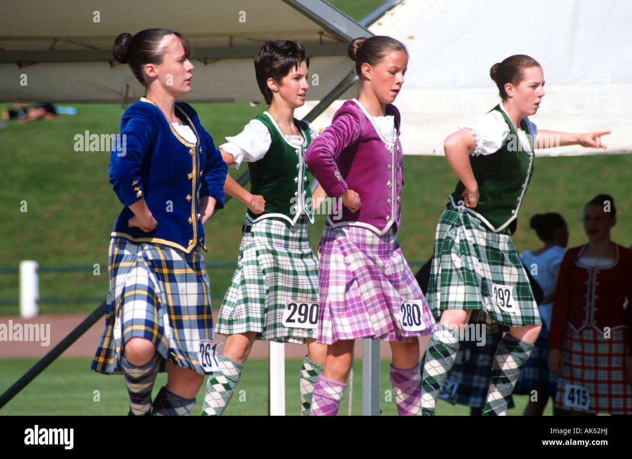 Scottish highland dancing cowal gathering hi-res stock photography and ...