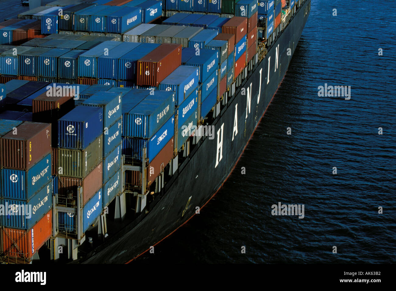 California, Oakland, Port of Oakland, Hanjin Terminal Stock Photo - Alamy