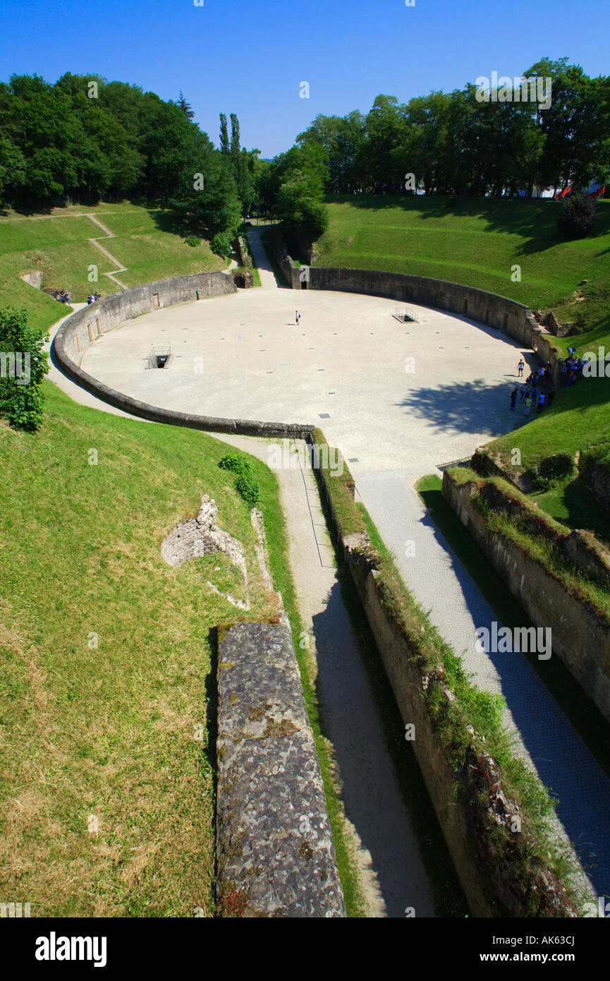 Roman amphitheatre / Trier Stock Photo - Alamy