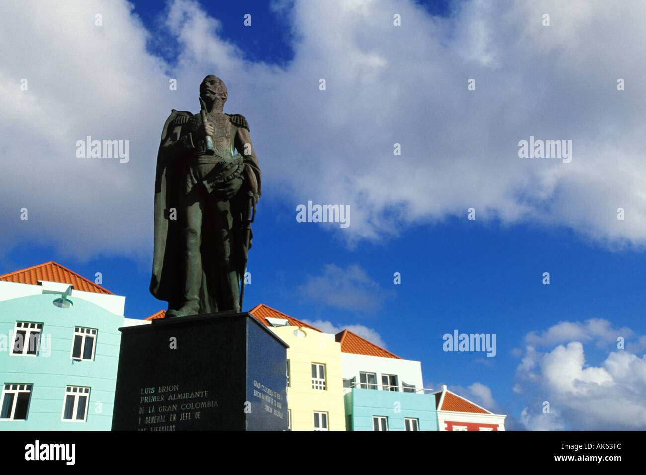 Luis brion statue willemstad curacao hi-res stock photography and ...