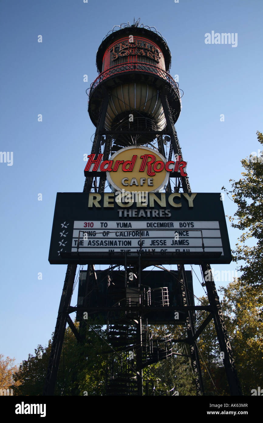 water tower with sign trolley Square Salt Lake City October 2007 Stock ...