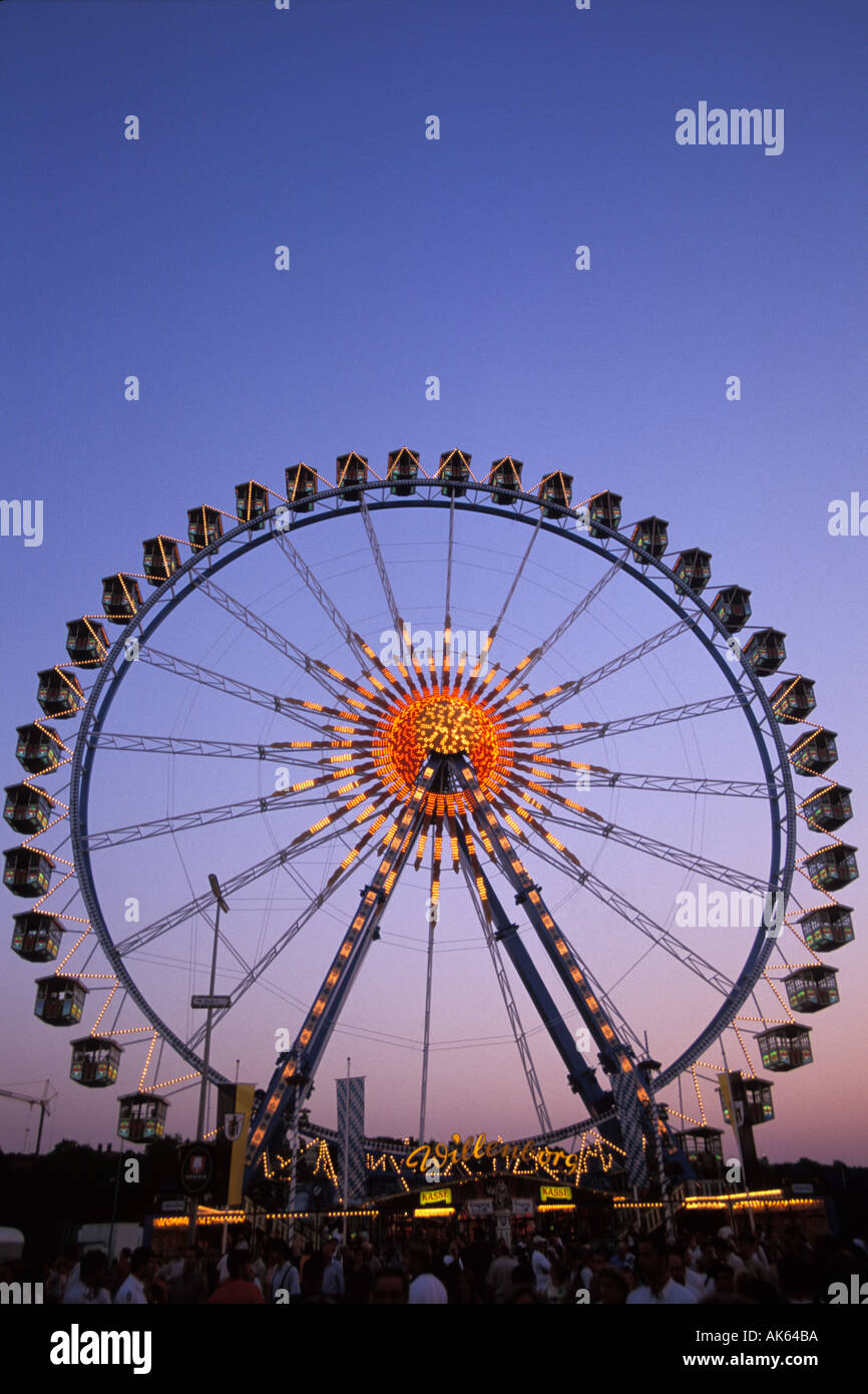Germany, Munich, Oktoberfest, Ferris wheel Stock Photo - Alamy