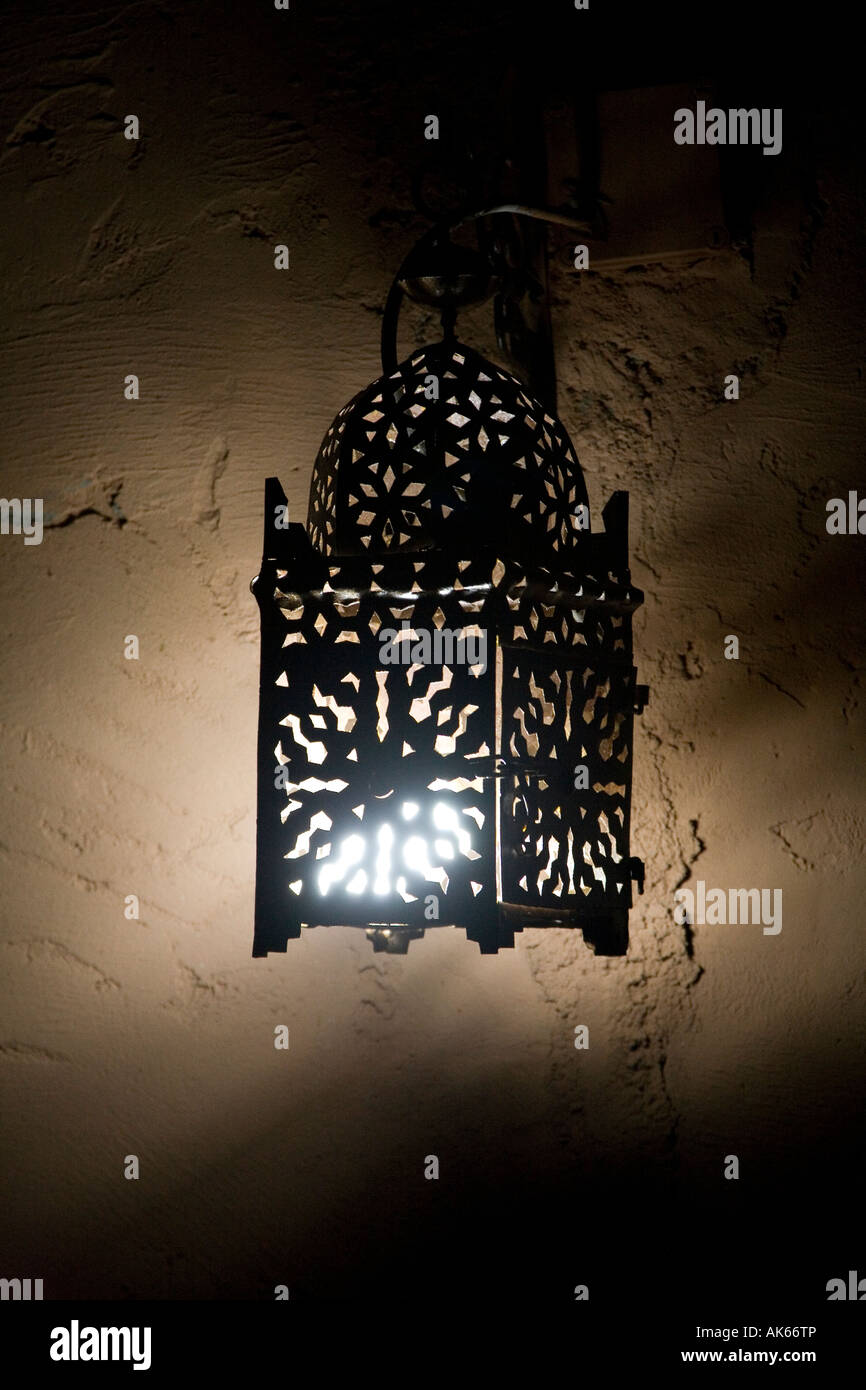 Traditional Moroccan light of lantern, Marrakesh, Morocco, North Africa ...