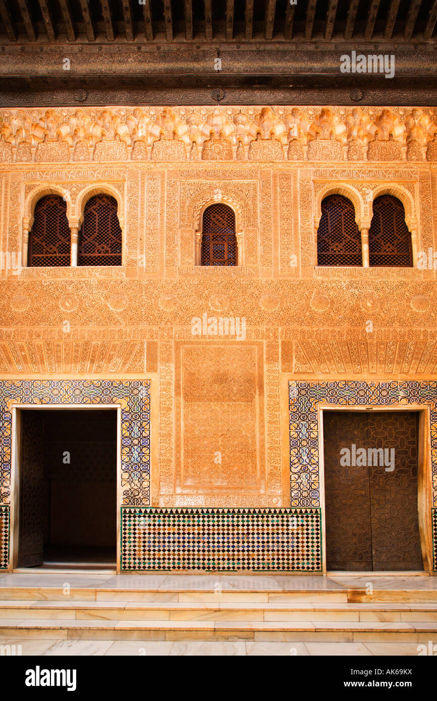 Fachada de Comares Courtyard of the Mexuar Alhambra Palace Granada ...