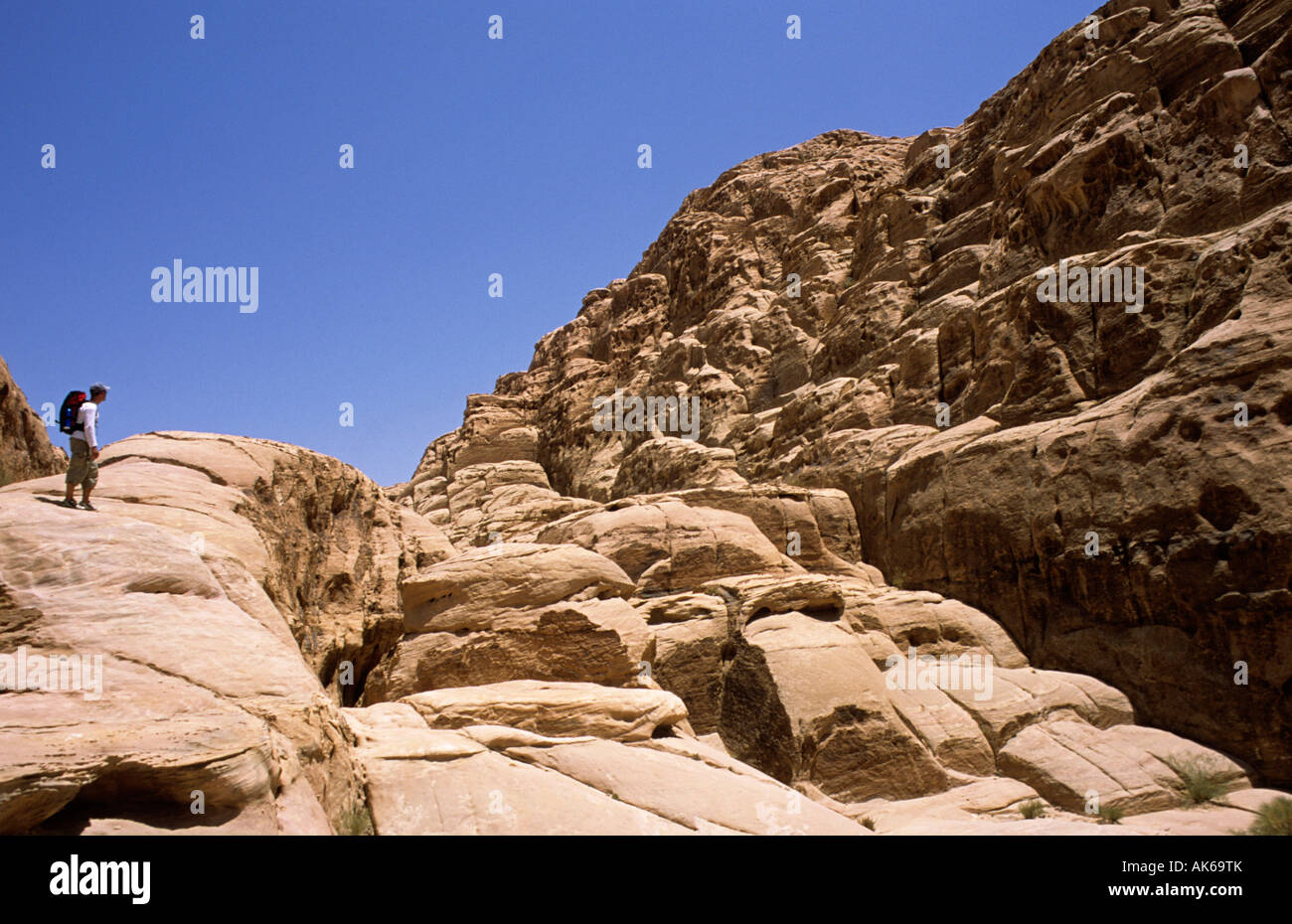 Wadi rum desert jebel burdah hi-res stock photography and images - Alamy