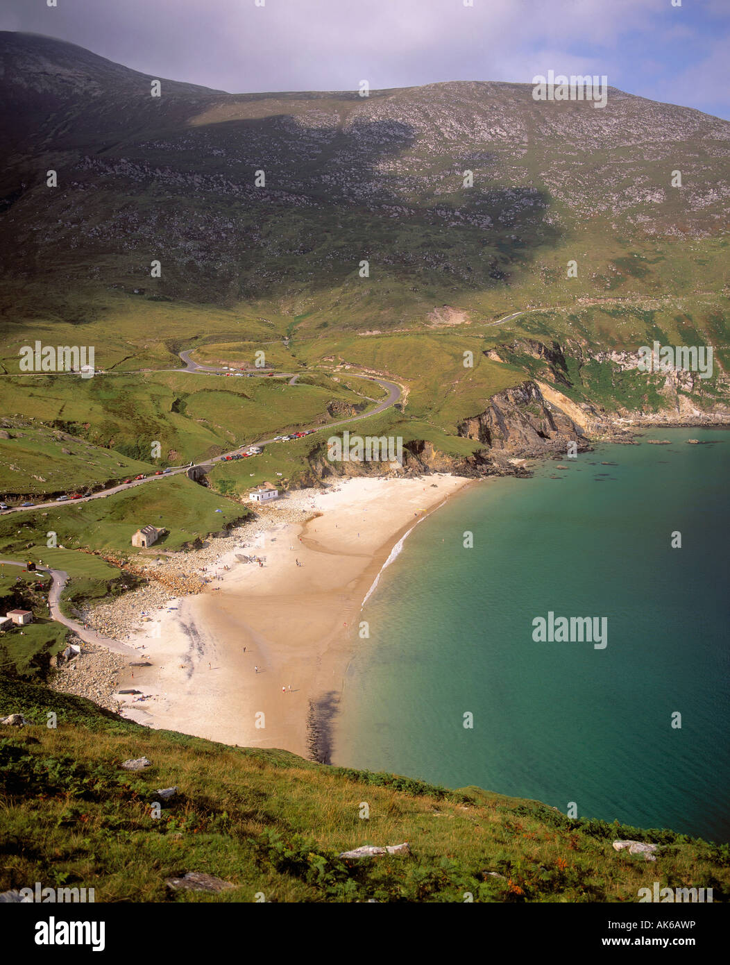 Keem Bay at Achill Island in Ireland Stock Photo - Alamy