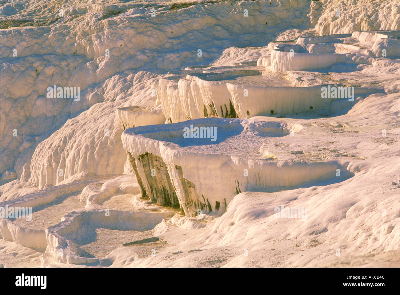 Pamukkale turkey turkish chalk chalks mineral Stock Photo - Alamy