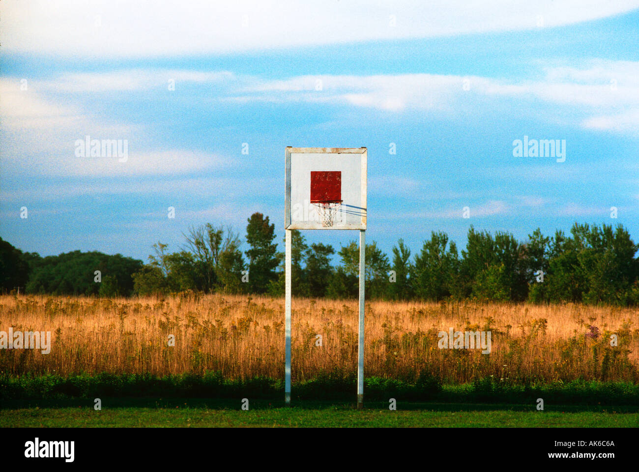 Rural basketball field hi-res stock photography and images - Alamy