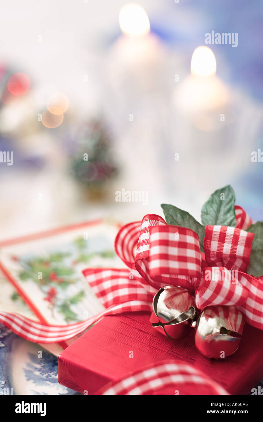 Christmas Bells on Package Stock Photo - Alamy