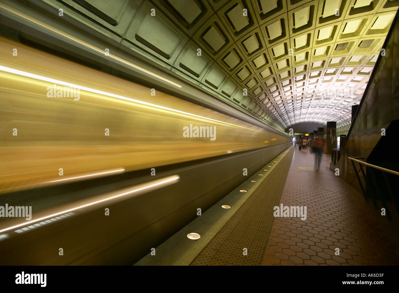 Metro System in Washington D C Stock Photo - Alamy