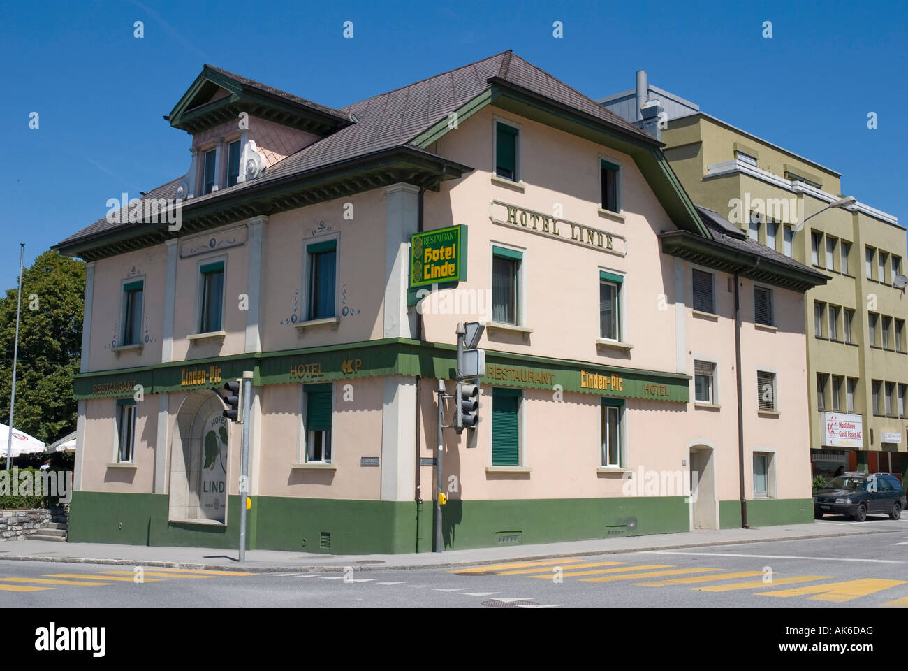 Hotel Linde / Schaan Stock Photo - Alamy
